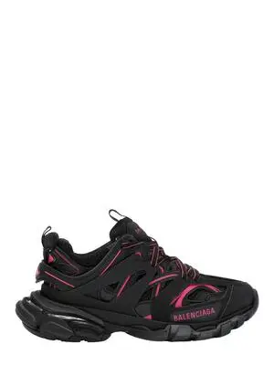 Balenciaga Track Washed Sneakers - Black/pink