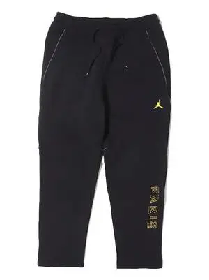 JORDAN X Paris Saintgermain Fleece Pants - Black/tour Yellow