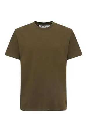 Off-White Rubber Diagonals Slim Fit T-shirt - Army Green