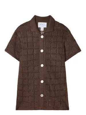 CALLE DEL MAR Open Knit Top