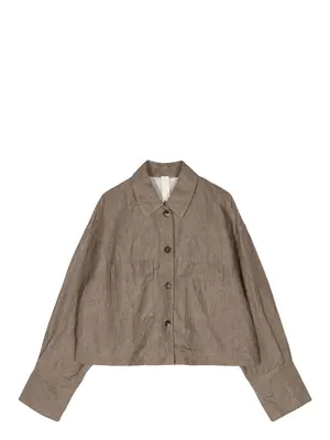 FORME D'EXPRESSION Mélange-effect Jacket - Brown