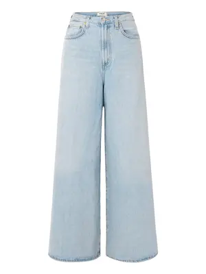 AGOLDE Nolan High-rise Wide-leg Jeans - Blue