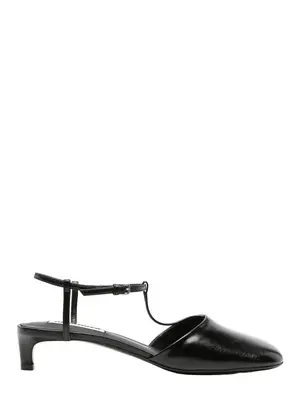 JIL SANDER Jil Sander T-Bar Leather Pumps