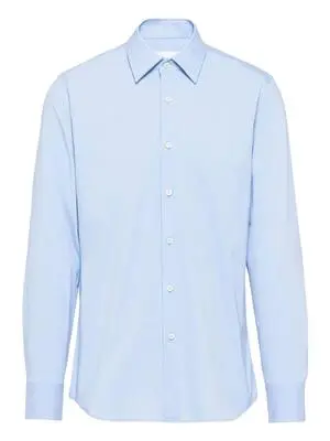 Prada Cotton Poplin Shirt - Blue