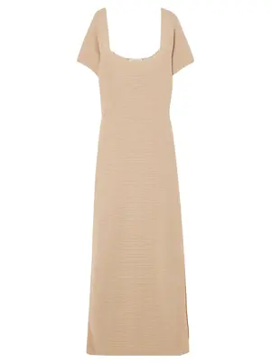Giuliva Heritage Cotton Maxi Dress - Neutrals