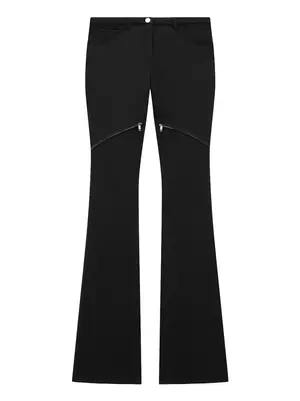 COURREGES Ellipse Low-rise Trousers - Black