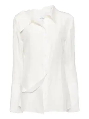 COURREGES Modular Silk Shirt - White