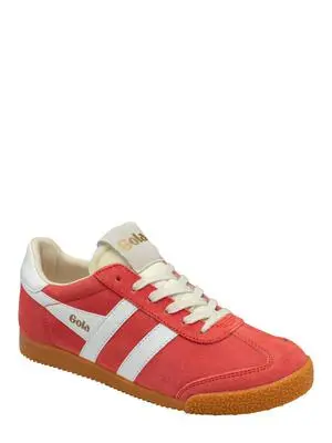 Gola Elan Suede Sneakers - Coral/white