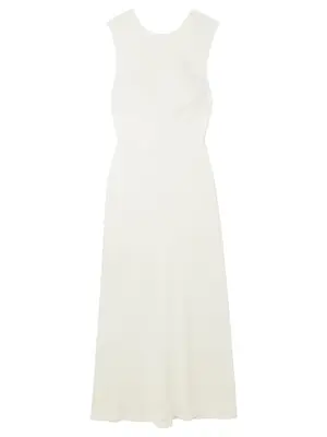 ST. AGNI Open-back Maxi Dress - White