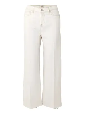 FRAME FRAME Le Jane Cropped Wide-leg Jeans