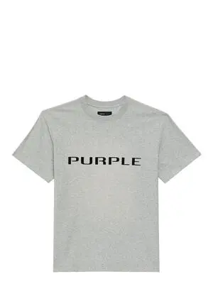 PURPLE BRAND Wordmark T-shirt - Grey