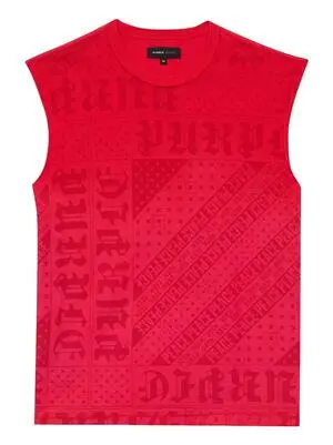 PURPLE BRAND Logo-print Tank Top - Red