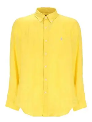 Polo Ralph Lauren Polo Pony Linen Shirt - Yellow