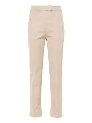 PT TORINO Raised Seam Detail Trousers - Neutrals