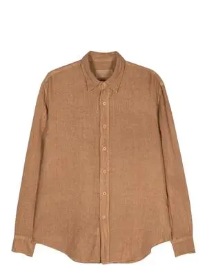 COSTUMEIN Andrea Linen Shirt - Brown