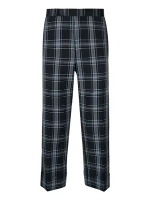 Thom Browne Low-rise Drop-crotch Trousers - Blue