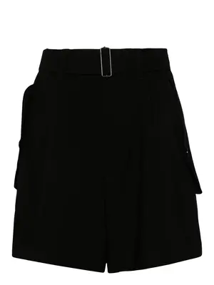 Y’S Y's Belted High-Waisted Shorts