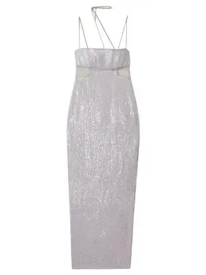 RACHEL GILBERT Rachel Gilbert Sequin Maxi Dress