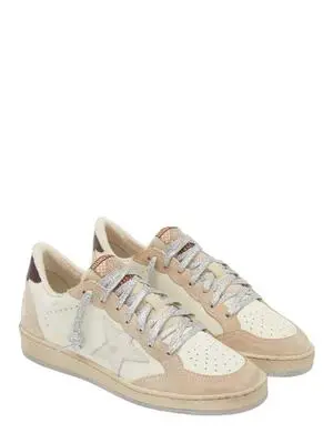 GOLDEN GOOSE Ball Star Low Top Sneakers - White/beige