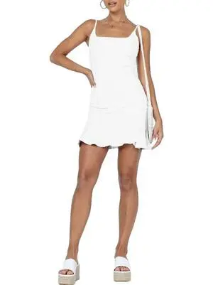 PRINCESS POLLY Princess Polly Kiribati Ruffle Mini Dress