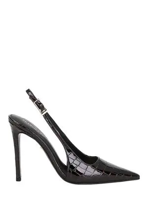 Retrofete Cindy Slingback - Burgundy Croco