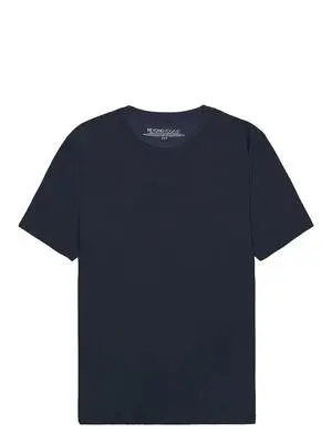 Beyond Yoga Always Beyond Crew Tee 2.0 In Blue - Nocturnal Navy