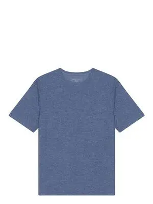 Beyond Yoga Always Beyond Crew Tee 2.0 In Blue - Ocean Indigo Blue