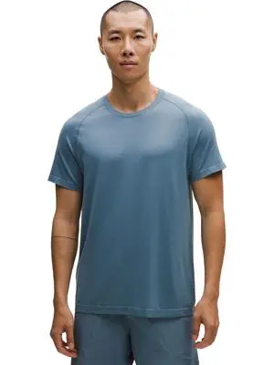 Lululemon Metal Vent Tech Short Sleeve - Steel Blue/steel Blue