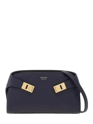 FERRAGAMO Hug Mini Crossbody Bag - Blue