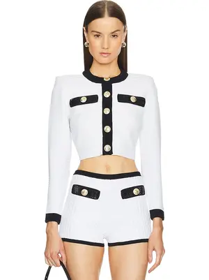 Retrofete Ainsley Jacket - White & Black