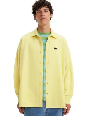 LEVI'S Skateboarding Button-up Fleece - Custard