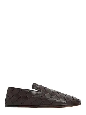 BOTTEGA  VENETA Bottega Veneta Padded Intrecciato Leather Slipper - Fondant