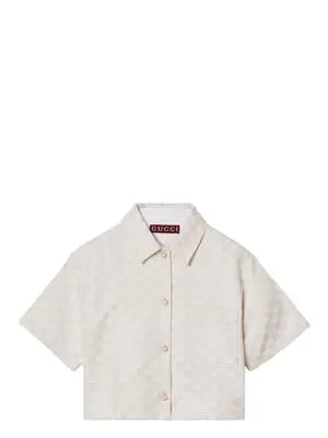 GUCCI GG Cotton Gabardine Shirt