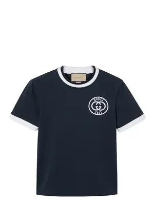 GUCCI Gucci Cotton Jersey T-Shirt With Embroidery