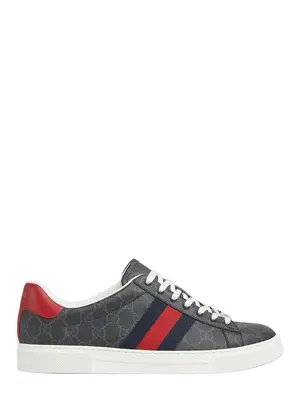 Gucci Ace Sneaker With Web - Black