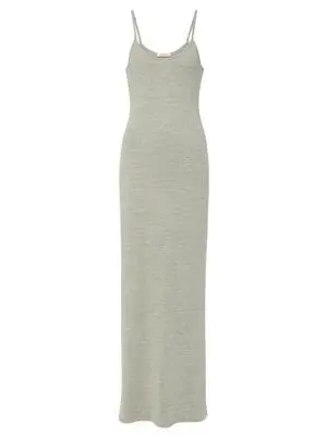 NILI LOTAN Judy Cotton Jersey Maxi Dress - Grey