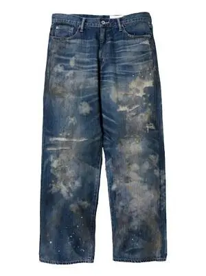 NEIGHBORHOOD Savage Denim Dp Wide Pant - Indigo