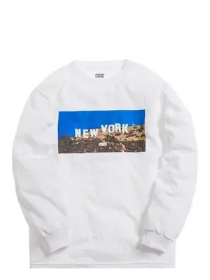 Kith New York Hollywood Long Sleeve Tee Shirt - White