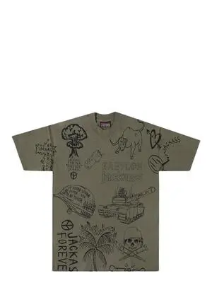 BABYLON Jackass Tag T-shirt - Olive