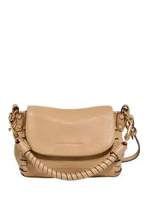 AIMEE Mini Zen Leather Crossbody Bag - Camel W/ Nostalgic