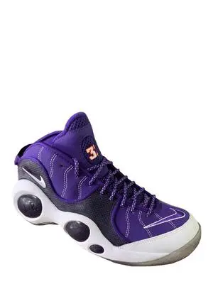 Nike Air Zoom Flight 95 Jason Kidd Career Pack Pheonix Suns Sneakers - Court Purple/white/ttl Orange