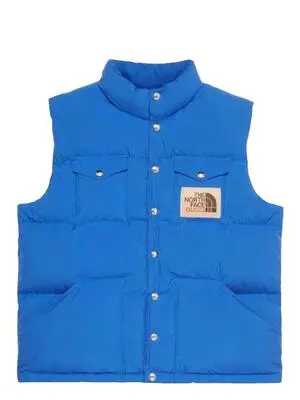 Gucci X The North Face Down Vest - Blue