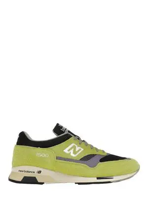 NEW BALANCE 1500 Miuk Green Oasis Sneakers - Chartreuse/black/lilac