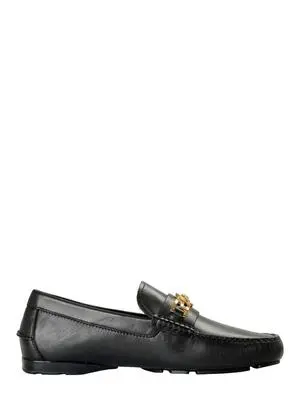Versace Medusa Leather Loafer - Black