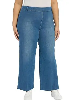 Lyssé Erin Wide-leg Jeans - Mid Wash
