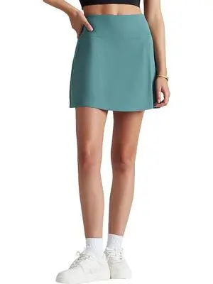 RHONE 16" Sport Skort - Green Sea