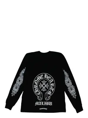 Chrome Hearts Malibu Exclusive Long Sleeve T-shirt - Black