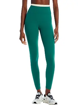 Splits59 Dual High-Waist 7/8 Leggings Arugula/cream