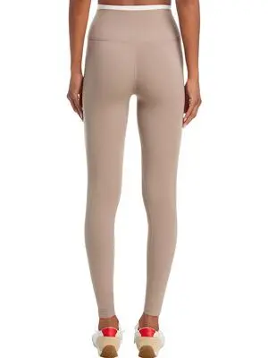 Splits59 High-waist 7/8 Leggings - Latte/white