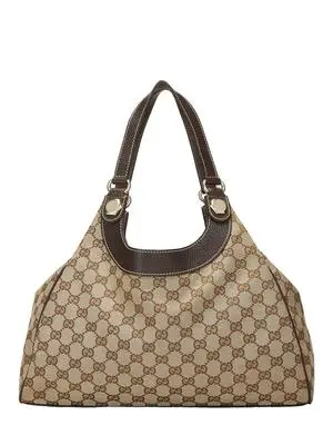 Gucci Original GG Canvas Charmy Shoulder Bag Beige